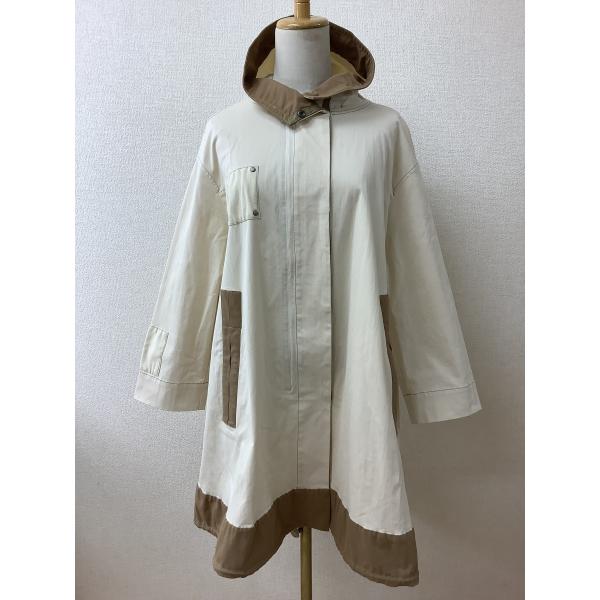 きなり ストレッチコットンコート サイズM-L