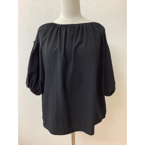 黒プルオーバーブラウス サイズ36