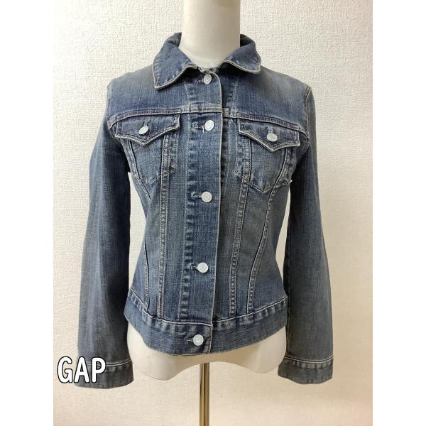 色落ちブルー ストレッチデニム Gジャン サイズXS