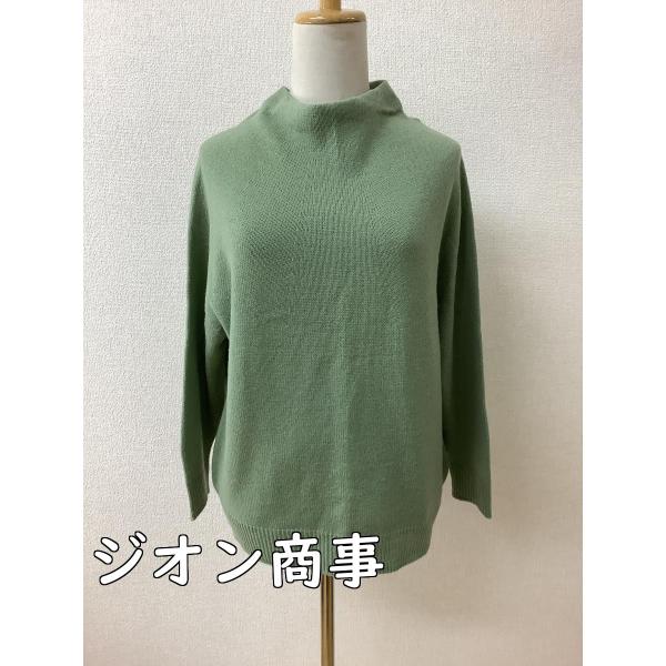 ジオン商事 若草色セーター サイズ38