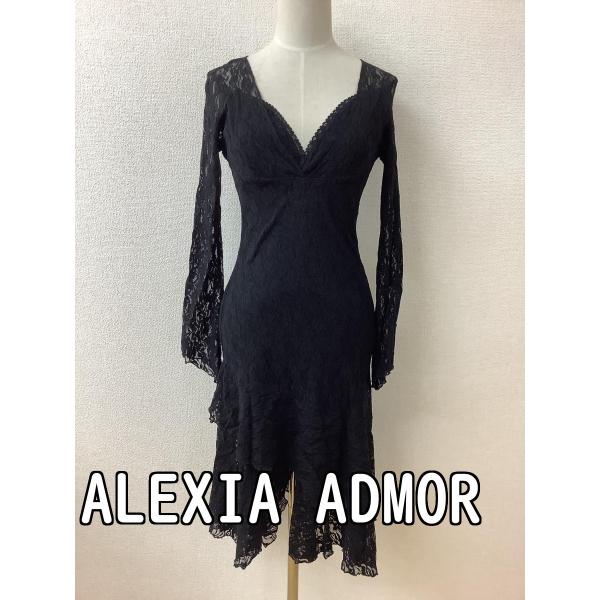 黒レースワンピース ストレッチ サイズM