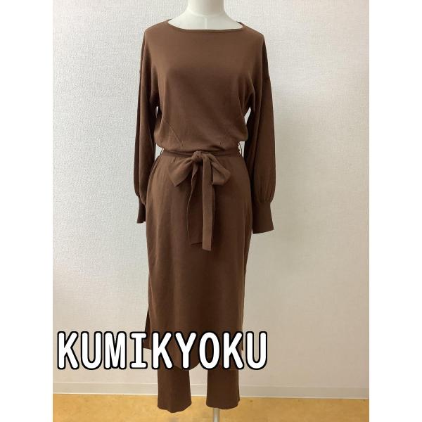 タグ付き未使用 ニットワンピースとレギンスセット レギンスウエストゴム サイズ3