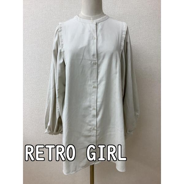 ビッグサイズブラウス チュニック ベージュ マットな質感の厚手生地 サイズF