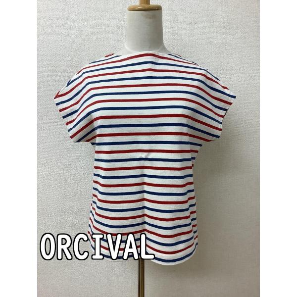 ORCIVAL(オーシバル) くすみトリコロールカラー カットソー サイズ2