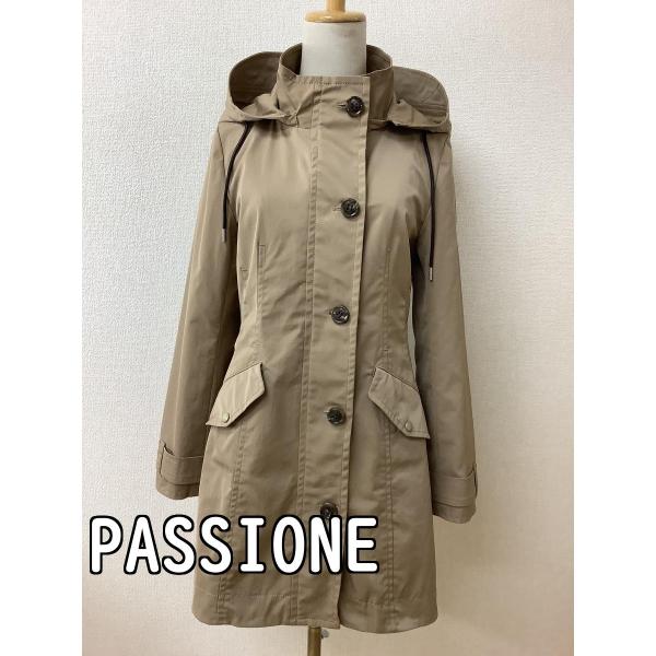 ベージュコート フード着脱可能 サイズ40