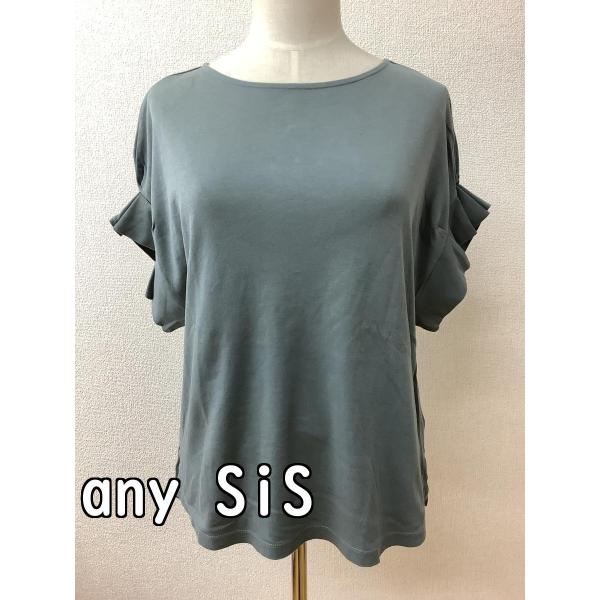 エニィスィス (any SiS) 薄いモスグリーン カットソー サイズ0