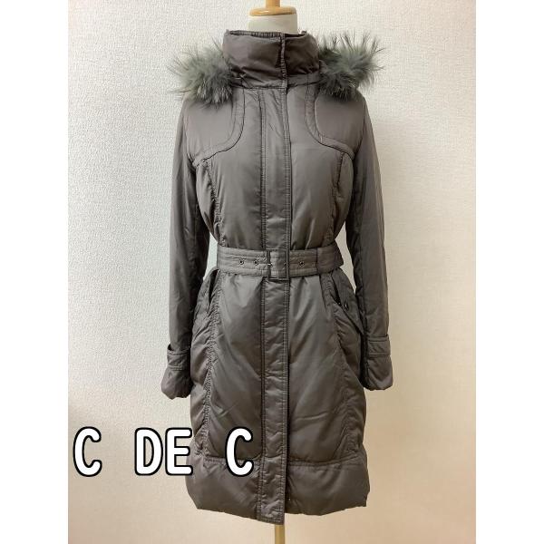 ダウン90%コート ブラウン サイズ38