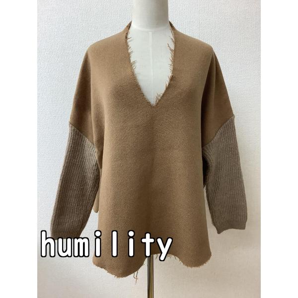 キャメル色ウールトップス サイズ1