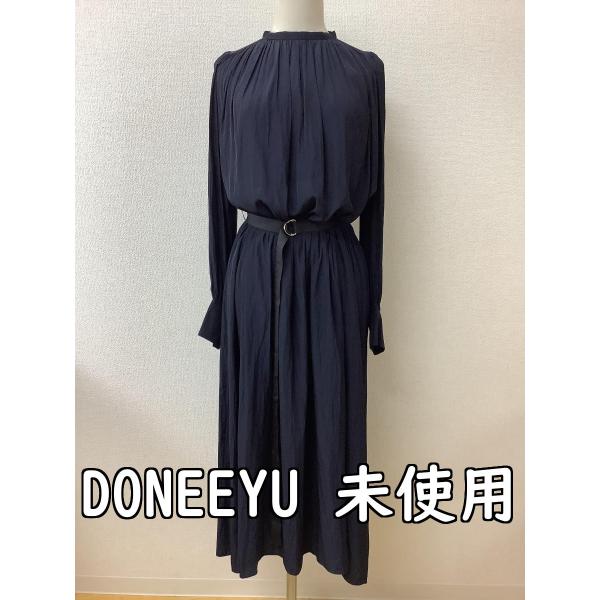 定価25300円 タグ付き未使用 ネイビーワンピース サイズ38