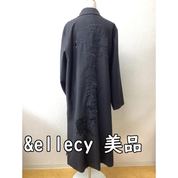 希少 トッコートレンチコート 黒 美品 サイズM