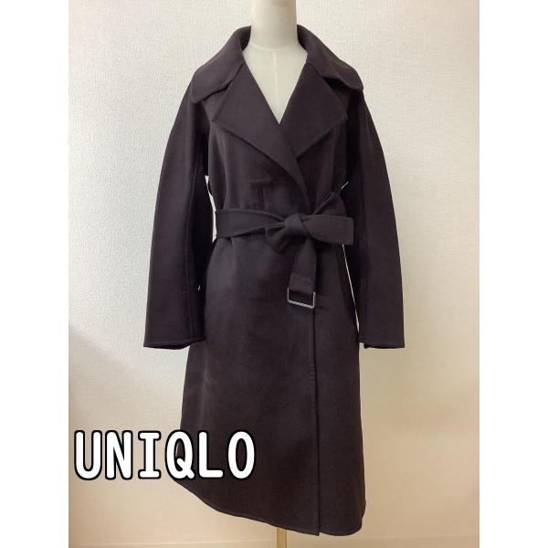 ＋J カシミヤブレンドコート ブラウン サイズM