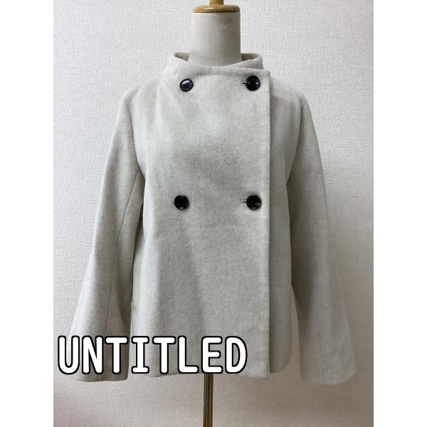 ベージュ ショートコート ウール サイズM