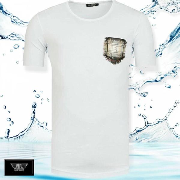 ドイツブランド【Ｒｅｒｏｃｋ】ロング丈Ｔシャツ。裾はジップディテール。胸のチェック柄はポケットでは有りません。【ヨーロッパサイズ】【実寸】Ｓ：肩幅44　バスト96　着丈76Ｍ：肩幅46　バスト102 着丈77Ｌ：肩幅48　バスト108 着丈...