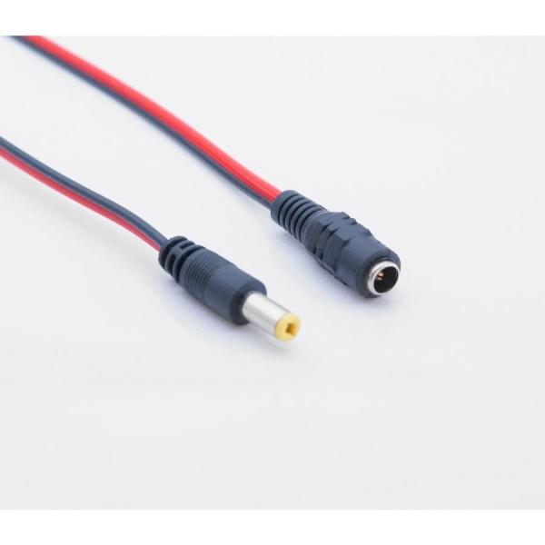 配送はゆうパケットです。お届けまでに、1〜5日の予定です。防犯カメラ LEDテープ等　DC電源接続用オスコネクタケーブルケーブル長20cm (全長：25cm)センタープラスLEDテープライト 用 DCコネクターLEDテープライト 用 DC ...