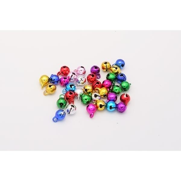 配送について送料込み（無料）の配送はゆうパケットです。お届けまでに、1〜5日の予定です。サイズ：約6mm個数：100個カラー：ミックス（赤系・青系・緑系・金系・銀系）8ｍｍ・10ｍｍも取り扱っております。※入っているカラーは均一ではございま...