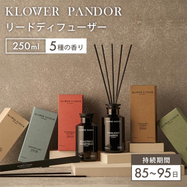 ■香り/品番ビューティフルハートビート/2961パンドラシークレット/2912スノーフレーク/2918ミスティーフォレスト/2969トワイライトアンバー/2905■内容量250ml■成分香料■セット内容ディフューザー本体、キャップカバー、ス...