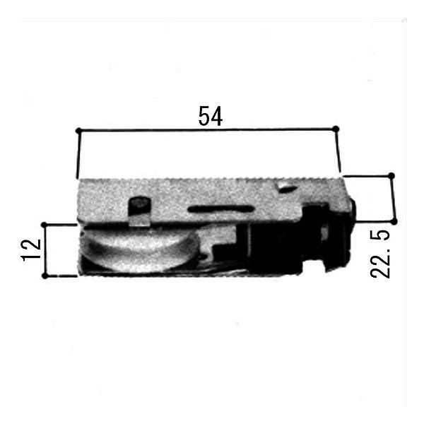 【商品色】NA【内容】戸車1個【対象商品】3K-N (1988廃止)3Kニュー外窓 (1988廃止)【備考】上記商品の純正戸車リビング用 戸車三協アルミ 3KNシリーズの純正戸車になります