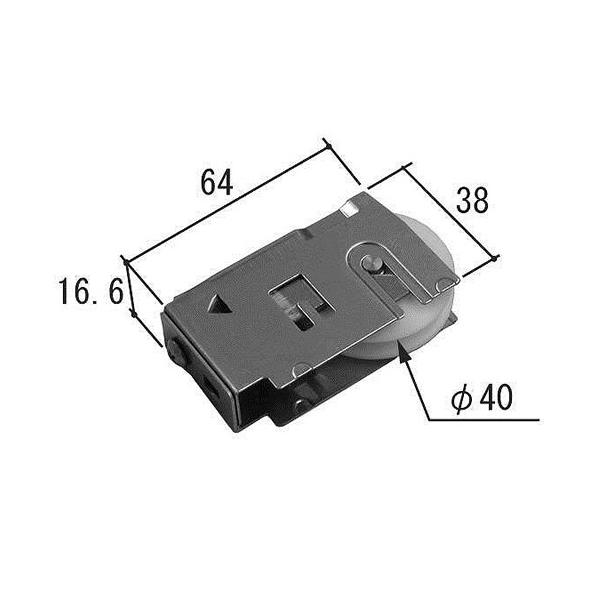【内容】戸車 1個【対象商品】3K-N （1981年〜1988年）3Kニュー外窓 (1981年〜1988年)3K-NA (1981年〜1988年)3K-NSA (1981年〜1988年)【備考】掃き出し（テラス用）戸車