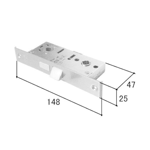 【商品色】NA【内容】錠ケース (レバーハンドル錠用)【対象商品】三協アルミ ウインコール (廃止年2001)三協アルミ アナ―ド (廃止年2001)上記商品の取り換え用錠ケースになります【備考】 MIWA 刻印 LZネジピッチ130ミリB...