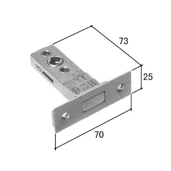 【内容】本締り 錠ケース【対象商品】取り替えドアDXDXドア (1994年廃止)アルピーネEXアパート用 (2004廃止)【備考】美和ロック製 刻印：TE-02ネジピッチ：50ミリバックセット：51ミリ