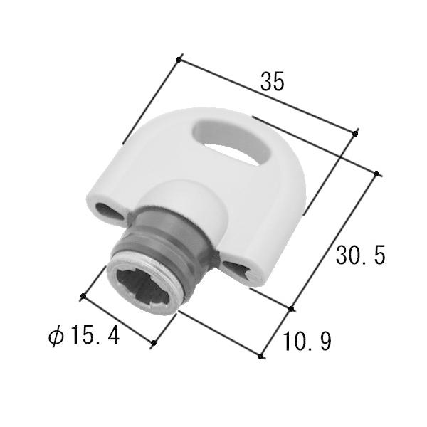 【商品色】SLC (サンシルバー)KC (ブラック)GO (ゴールド)【内容】下部用 着脱サムターン つまみ キーガル 美和ロック製【対象商品】プロセレーネラフォース【備考】MIWAロック製 刻印 FDG上記商品のサムターン(下部)になりま...