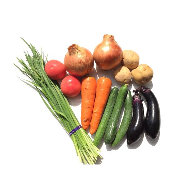 生命の農法化学農薬、化学肥料を一切使用せずに栽培した、旬のお野菜セット！一人、おためし用の小セット約）約5〜6品※写真はイメージのため、季節によってお送りするお野菜は異なります。（写真の内容は8月の内容です）その時折の旬のものを詰めさせてい...