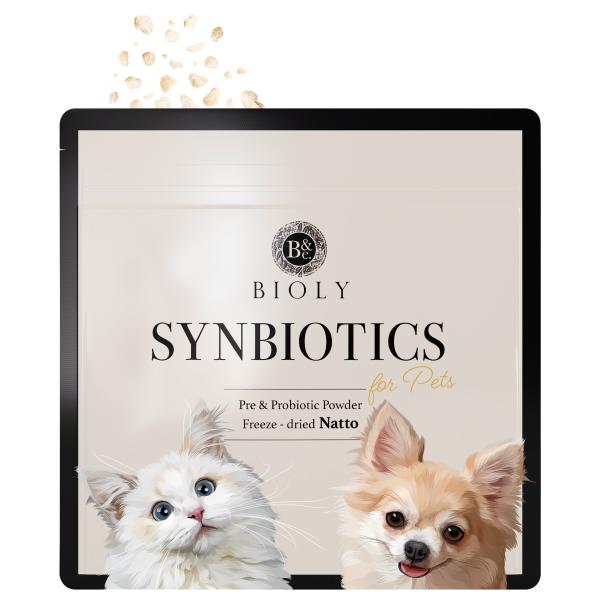 発酵食品と食物繊維、生菌のチカラでペットの健康を保ちます。「BIOLY SYNBIOTICS for Pets」(日本製)ビオリー シンバイオティクス フォー ペッツ●納豆菌と乳酸菌のWパワーに加えて菊芋成分がしっかりと腸内環境を整えます。...