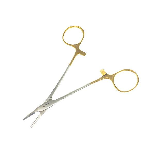 看護、介護用品 処置・手術 メス、ピンセット、鉗子類●ダイヤチップ付き。●仕様：マチュウ持針器●全長（mm）：145●材質：ステンレス（SUS420J2）、チップ／タングステン・カーバイド●型番：MNH-D1