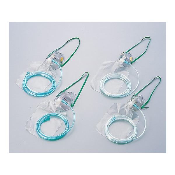 ●材質：PVC（塩化ビニル樹脂）●再呼吸：酸素流量10*l*/分　酸素濃度60〜80％●非再呼吸：酸素流量10*l*/分　酸素濃度90〜98％●非再呼吸タイプはマスク2ヶ所とリザーバー1ヶ所にバルブが付いています。※※※※※ご注意ください※...