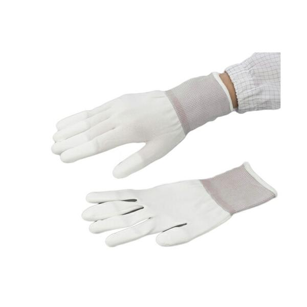 特徴手首の裾部はほつれを防ぐオーバーロック加工を施しています。伸縮性が有り、フィット感に優れています。ナイロン長繊維を使用していますので発塵が少ないです。仕様材質：手袋/ナイロン100%、コーティング樹脂部/PU(ポリウレタン)色(手首部)...