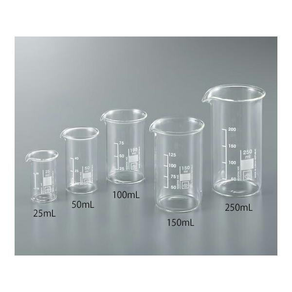 トールビーカー　50mL TB-50トールビーカー　50mL TB-50 その他■特徴■●耐熱性・耐薬品性に優れています。■仕様■●容量（mL）：50●胴径×高さ（mm）：Φ38×70●目盛（mL）：10・25・40●材質：硼珪酸ガラス3....