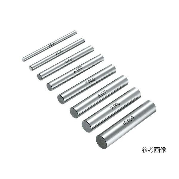 実験室設備 工具類 工具、道具●サブゼロ処理済です。●プラスチックケース付です。●本体呼び寸法が印字してあります。●よび寸法（mm）：5.00●長さ（mm）：50●材質：鋼●径精度：±0.8μm●真円度・円筒度：0.5μm以内●硬度：720...
