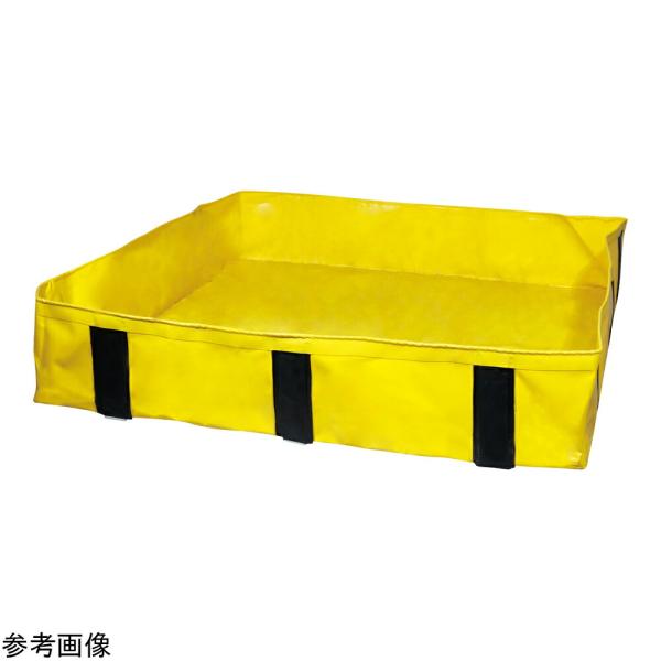 リキッドフェンス 2650L SPPB002 アズワン●ドラム缶をはじめとした、容器からの液体漏洩の拡散を防ぎます。●耐油性・耐薬品性に優れています。●壁を倒してパレットを置くことが可能です。●折り畳みができ、持ち運びや収納に便利です。●工...