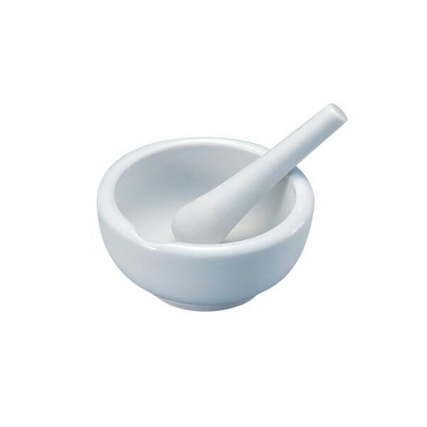 汎用科学機器 粉砕機器・ホモジ 粉砕・混合・ふるい用品●サイズ(外寸×内寸×高さ×深さ)(ｍｍ)：φ150×φ130×75×60●重量：乳鉢950g、乳棒180g●全容量：480mL●口までの容量：380mL●化学組成：SiO2／67.7％...
