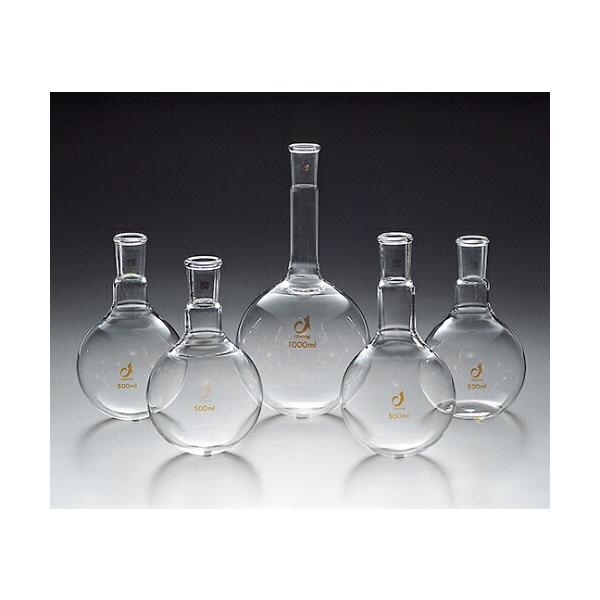 汎用器具・消耗品/硝子器具・機器類/ガラス器具、装置クライミング TS丸底フラスコ 200mL　15/35 1個●ホウケイ酸硝子1級（JR-1）を使用しています。●容量200ml●中管 普通摺合 TS15/35●球径80mm●高さ165mm