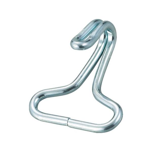 実験室設備 工具類 工具、道具●ゴムロープ用金具です。●トラックシートの押さえ用として最適です。■仕様●品名：Wフック20mm用●材質／仕上：スチール、表面処理：メッキ仕上げ●原産国：日本●コード番号：328-6401
