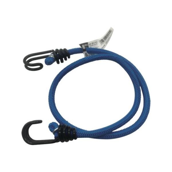 実験室設備 工具類 工具、道具●伸縮性があり、周囲を糸で特殊織しています。●荷物の仮留め、固定等。■仕様●色：マリンブルー●長さ（m）：0.8●標準幅（mm）：8●材質／仕上：●▼中芯：天然ゴム●▼被覆：PP●▼金具：スチール●注意：●▼ゴ...