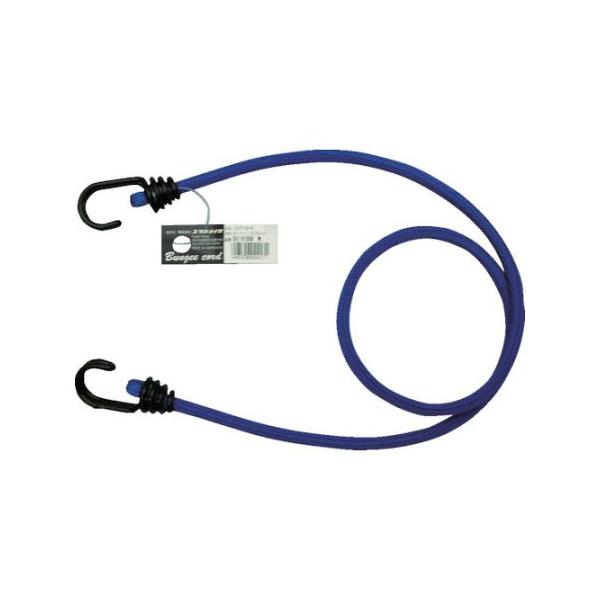 実験室設備 工具類 工具、道具●伸縮性があり、周囲を糸で特殊織しています。●荷物の仮留め、固定等。■仕様●色：マリンブルー●長さ（m）：1.0●標準幅（mm）：8●材質／仕上：●▼中芯：天然ゴム●▼被覆：PP●▼金具：スチール●注意：●▼ゴ...