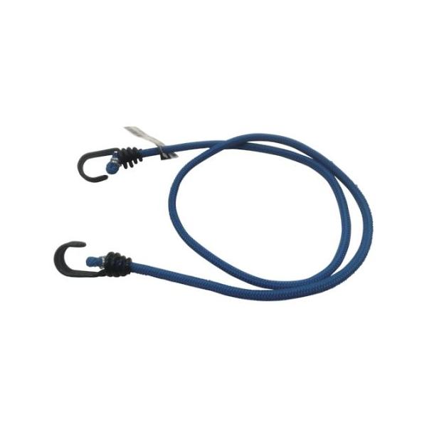 実験室設備 工具類 工具、道具●伸縮性があり、周囲を糸で特殊織しています。●荷物の仮留め、固定等。■仕様●色：マリンブルー●長さ（m）：1.2●標準幅（mm）：8●材質／仕上：●▼中芯：天然ゴム●▼被覆：PP●▼金具：スチール●注意：●▼ゴ...