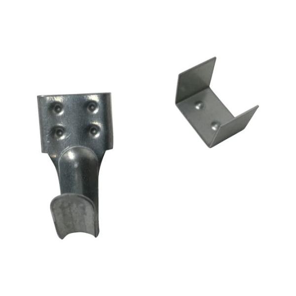 実験室設備 工具類 工具、道具●チューブゴムの先端に加工が出来ます。●チューブゴムの先端金具。■仕様●適合バンド幅（mm）：20●セット内容：Aカンフック×1、コノ字金具×1●材質／仕上：スチール●原産国：日本●コード番号：367-5564