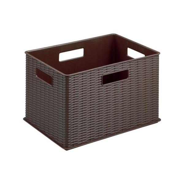 実験室設備 コンテナー保温容器 コンテナ●ラタン（籐）のバスケットを思わせるデザインで、オフィスや事務所などでの小物収納にぴったりです。●A4ファイルの収納が可能です。●一般的なカラーボックス（棚内寸：約390×275×275mm）にぴった...