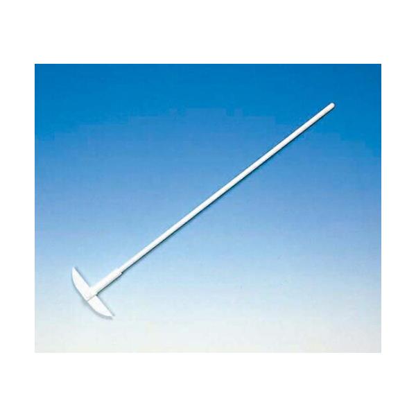 汎用科学機器 撹拌機　１ 撹拌機・多連式撹拌機●オールPTFE 被覆撹拌棒(羽根付)は、強度を保つために鉄芯を入れて成形したものです。●撹拌棒全長m/m：450●ロッド径×羽根長さm/m：8φ×80●コード番号：F-4012-003