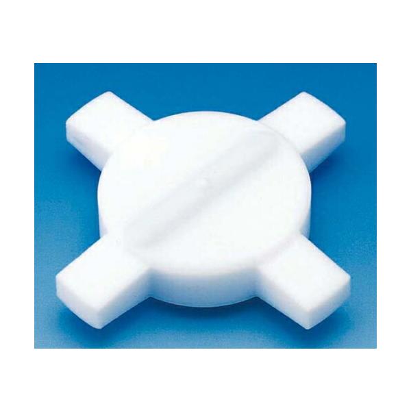 汎用科学機器 撹拌機　２ 撹拌用品（回転子・撹拌棒）●型状… 十字型の突起が回転の時大きい渦巻を作り、混合液も短時間で混合出来ます。●直径×高さ：62×12mm●コード番号：F-4065-002