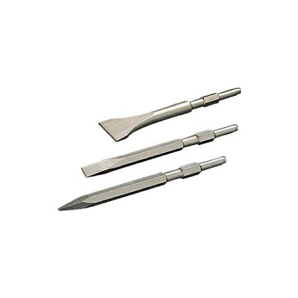 実験室設備 工具類 工具、道具●磨耗が少なく、長時間の使用にも無理なく対応できます。●耐久性に優れた刃先により、常にパワフルな破砕力を発揮します。●コンクリートのハツリ作業■仕様●全長(mm)：280●シャンク径：17mm(六角軸)●合金鋼...