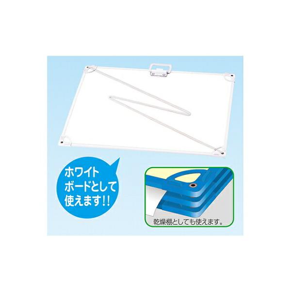 汎用科学機器 汎用科学機器　一般 その他汎用科学機器●ホワイトボードとして使えます！！●新案！コーナー部品により、積み重ねが可能。乾燥棚としても使えます。●ショックに強いプラスチック製枠!画用紙をしっかりはさむクリップ! 取手とひも付!■仕...