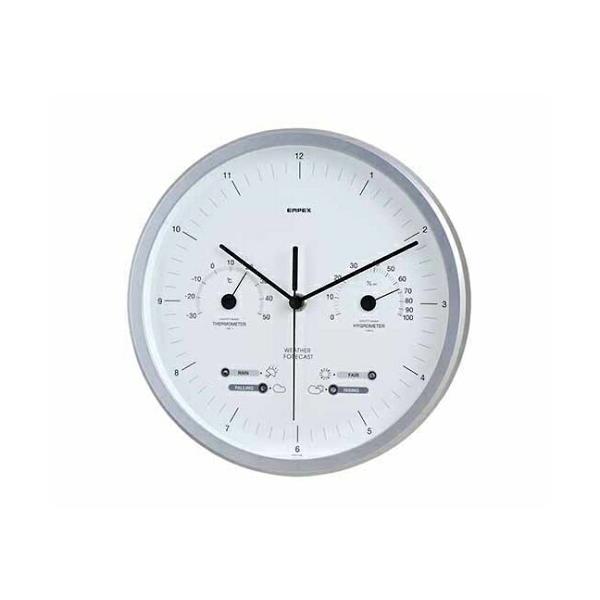 分析・特殊機器/公害・環境機器/環境測定その他エンペックス スーパーEX晴天望機・1台4役 265×50mm 800g(ギフトボックス) 1個●掛型●天気予測・温度計・湿度計・時計●音の静かななめらか秒針●本体サイズ：直径約265×50mm...