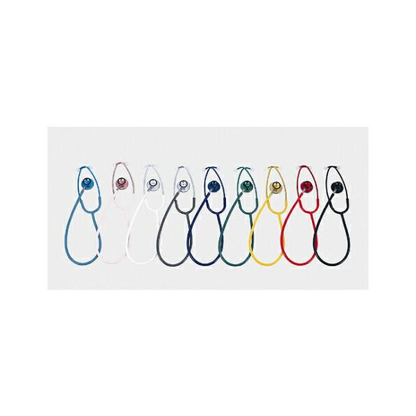 看護、介護用品 診察・計測 診察補助器具類●高音低音を聴きわけが出来るダブルタイプ●軽量アルミタイプ●全長：約79cm●重量：約100g●材質：チェストピ-ス／アルミニウム(アルマイトメッキ) 耳管／アルミニウム(アルマイトメッキ)●直径サ...