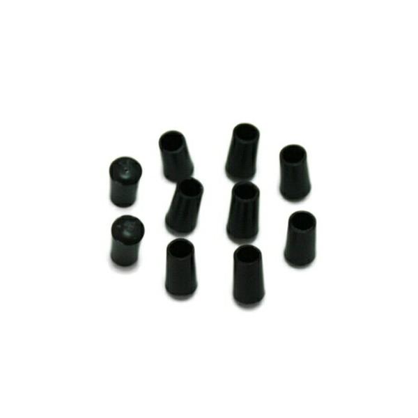 実験室設備 工具類 工具、道具●パイプ用のエンド金具です。■仕様●適応サイズ：径6mmパイプ●カラー：ブラック●入数：10個●材質：樹脂●コード番号：00071953