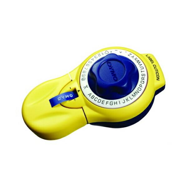 実験室設備 事務用品・ＯＡデスク 事務用品●外寸：縦140×横78×厚75mm●文字盤：英数字〈大〉●サンプルテープ（9mm幅）1本付●本体色：イエロー