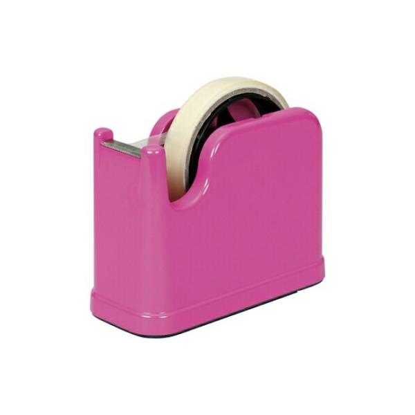 実験室設備 工具類 工具、道具●外寸：幅63×奥139×高114mm●重量：690g●巻芯径：77／26.5mm両用●テープ収容幅：最大24mm●材質：本体=PS，リール=PP●本体色：ピンク